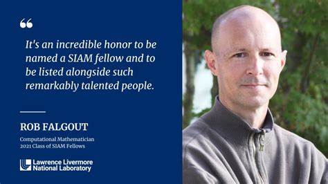 Big Congratulations To Llnl Computational Mathematician Rob Falgout The Society For Industrial
