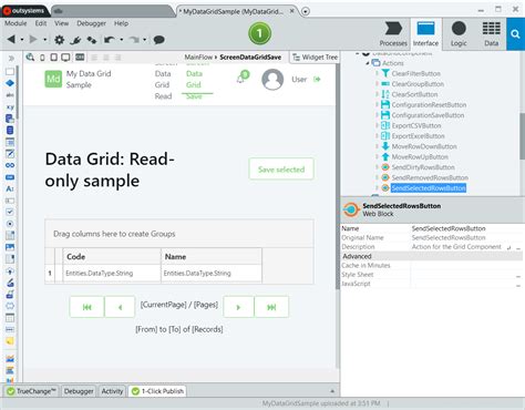 How To Use Outsystems Data Grid Web Outsystems 11 Documentation