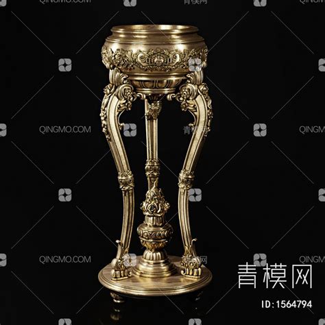 【饰品摆件3d模型】 欧式古典cr无灯光有贴图max2016饰品摆件3d模型下载 Id1564794 免费3dmax模型库 青模3d模型网