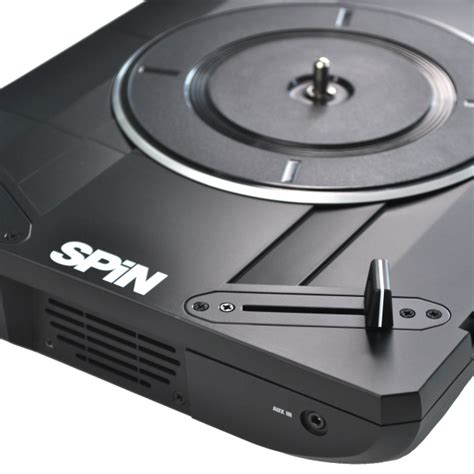 Black Reloop SPiN Portable Turntable