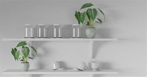 3d 渲染白色桌子展示和牆壁背景的空架子前視圖具有自然窗燈顯示背景擱板以顯示最小的概念樹種玻璃和咖啡杯 照片檔及更多 乾淨 照片 Istock
