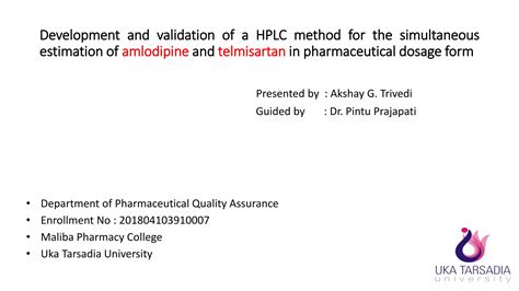 Research Article Discussion For Simultaneous Method Hplc Estimation Ppt