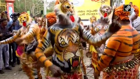 Onam Celebration 2022 Traditional Folk Dance ‘puli Kali Enthrals