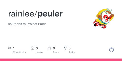 GitHub Rainlee Peuler Solutions To Project Euler