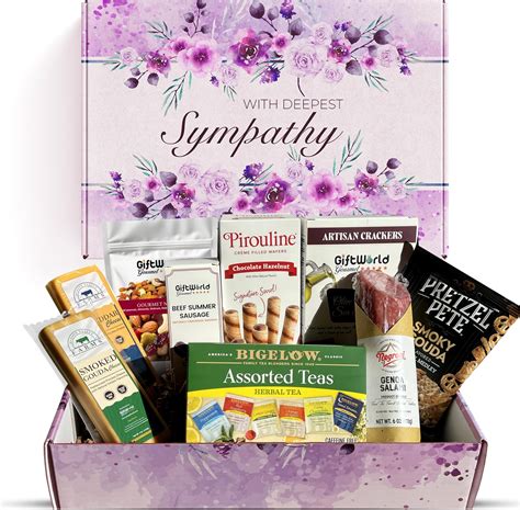 Amazon GiftWorld Sympathy Gift Baskets Meat And Cheese Gift