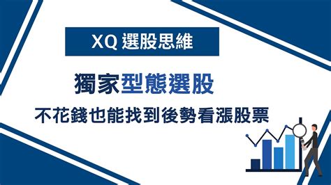 Xq個人版免費獨家功能介紹：獨家型態辨識選股技術，不花錢也能找到後勢看漲的股票！ │xq全球贏家 Youtube