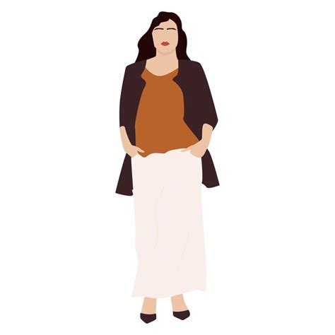 Bodypositive 여성 운동 및 아름다움 다양성의 벡터 일러스트 레이 션 플러스 사이즈 여성의 집합 프리미엄 벡터
