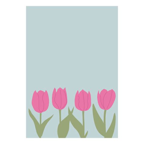 Design Png E Svg De Design De Tulipa Rosa Para Camisetas