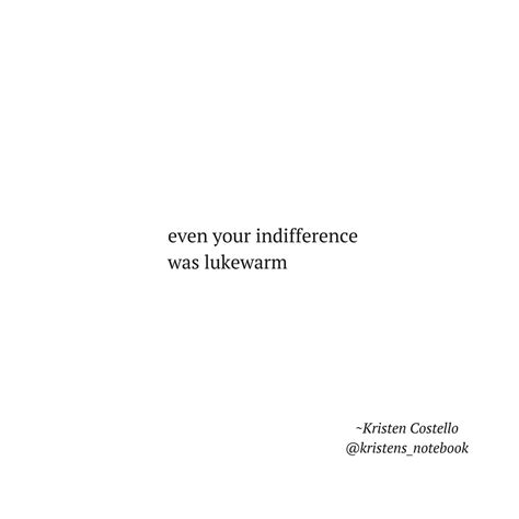 Indifference Quotes