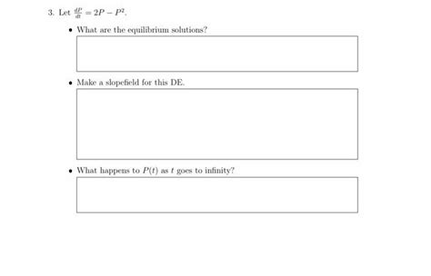 Et DtdP PP What Are The Equilibrium Solutions Chegg Com