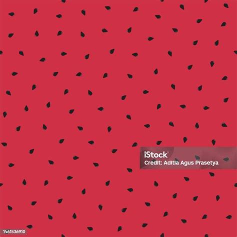 빨간 수박 씨앗 요소의 매끄러운 패턴입니다 미디어 홍보 배경 표지 장식 배너 전단지 디자인 음식 또는 음료 포장에 인쇄를 위한 미니멀리스트 스타일의 과일 테마 포스터 0명에