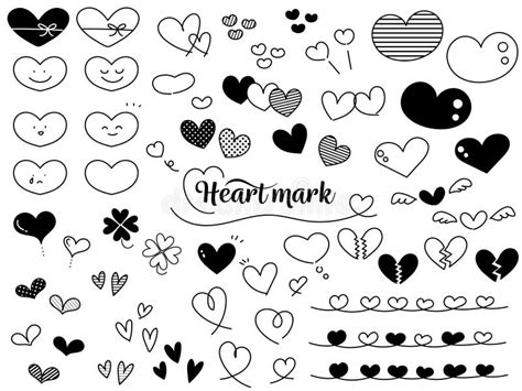 Cute Monochrome Forget Me Not Silhouette Cartoon Vector Illustration