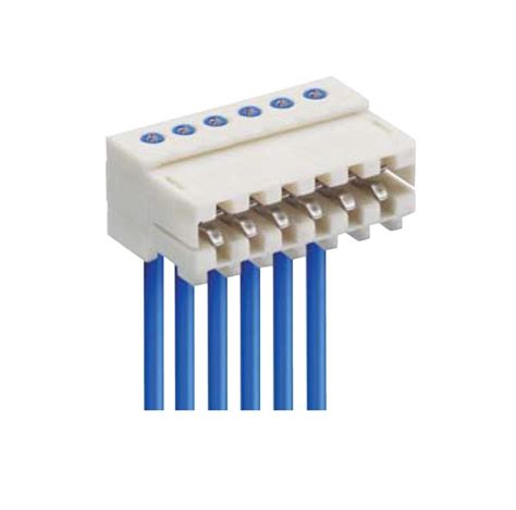 Lumberg Power Connector With Idc Flat Cable Assembly For Wireharness