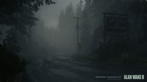 Remedy Entertainment Alan Wake 2 Art Blast Artstation Magazine Wake