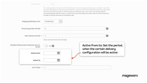 Magento 2 Delivery Date Extension Estimated Shipment Date Mageworx