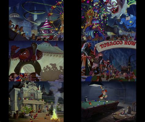 Pleasure Island Pinocchio Pinocchio Pleasure Island Concept Drawing By