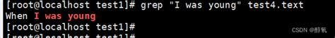 【linux】 grep命令使用 csdn博客