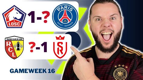 Ligue 1 Gameweek 16 Predictions And Betting Tips Youtube