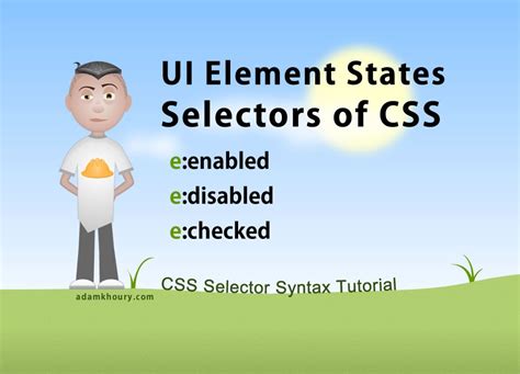 Css Ui Element States Selectors Tutorial Youtube