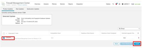 Rollback Vdb Version For Secure Firewall Management Center And Secure