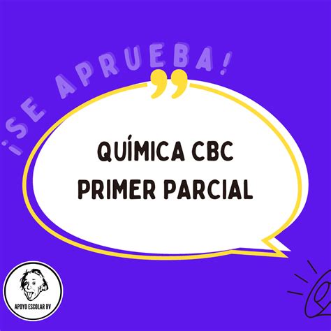 Química Cbc Cátedra Di Risio Primer Parcial Apoyo Escolar Rv