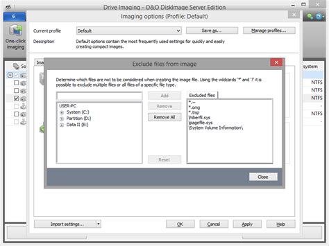 Exclude Files From An Image O O Software