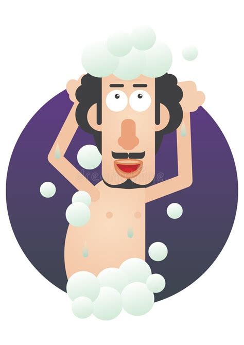 Guy Taking Shower Stock Illustrations 144 Guy Taking Shower Stock