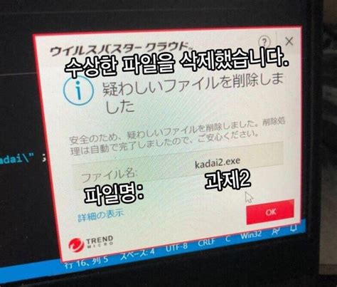 수상한 파일을 삭제 했어요 잘했죠 Opgg