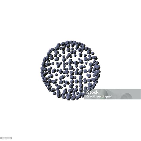 3d 구형 입자에서 흰색 배경에 고립 벡터 일러스트입니다 0명에 대한 스톡 벡터 아트 및 기타 이미지 0명 3차원 형태 공 스포츠 장비 Istock