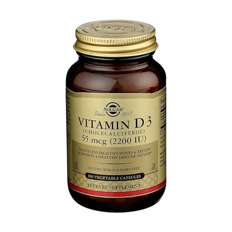 VITAMIN D3 2200 IU CHOLECALCIFEROL 100 Vegetable Capsules At Whole