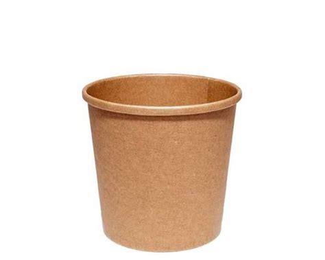 Disposable Kraft Heavy Duty Soup Food Container 12oz 34cl