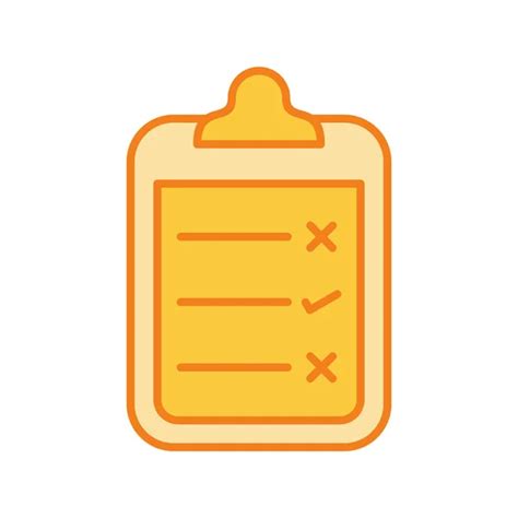 Check List Icon Isolated Abstract Background Stock Vector By