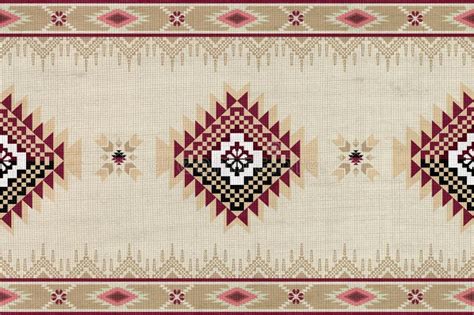 Ethnic Ornament Navajo Pattern Seamless Navajo Pattern Stock Vector