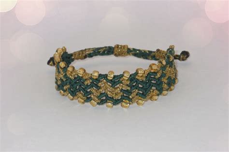 macrame zig zag bracelet with beads friendship bracelets bracelets