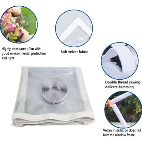 50X150Cm Film D Isolation De Fenêtre Kit De Vitrage Secondaire Pour