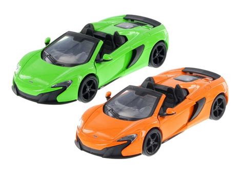 Mclaren 650 Spyders Motor Max Set Of Two 124 Scale Diecast Model