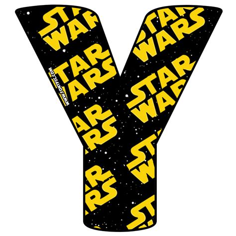 Star Wars Letter Y FontPic