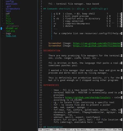 Feature Request Option No Statusbar Issue 93 Walles Moar GitHub