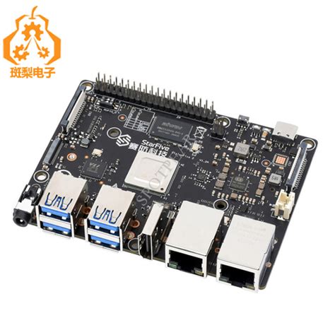 斑梨电子risc v 开发板visionfive2 8gb内存starfive jh7110处理器 集成3d gpu 斑梨电子 电子发烧友网