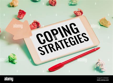 Text Showing Inspiration Coping Strategies Conceptual Photo General