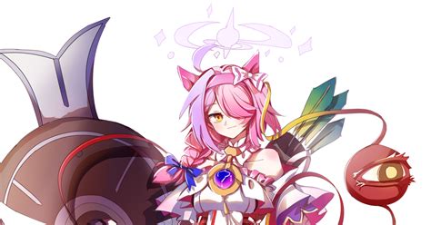原神 十个二游的粉毛角色 Heinrich戌亥雜音のイラスト Pixiv