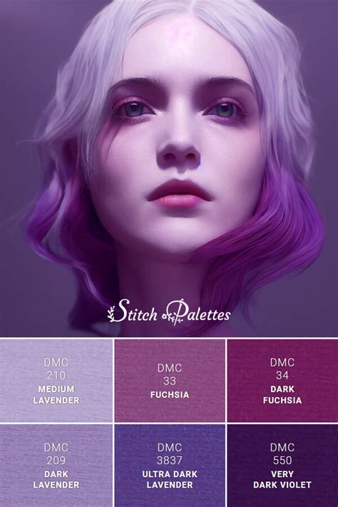 Violet Color Chart
