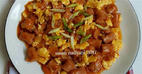 Resep Sosis And Telur Asam Manis Oleh Susan Mellyani Cookpad