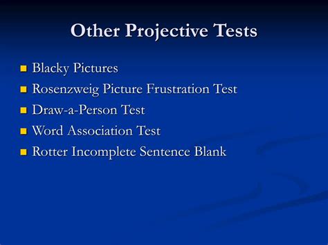 Ppt Projective Personality Tests Powerpoint Presentation Free
