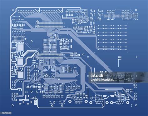 Pcb Stock Illustration Download Image Now Circuit Board Vector Electrical Equipment Istock