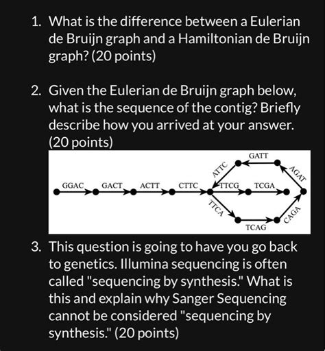 Solved 1 What Is The Difference Between A Eulerian De