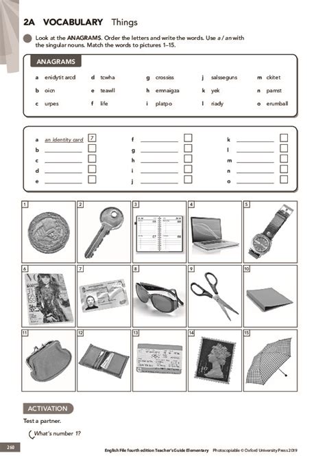 Vocabulary Practice 2a Pdf Pdfcoffeecom