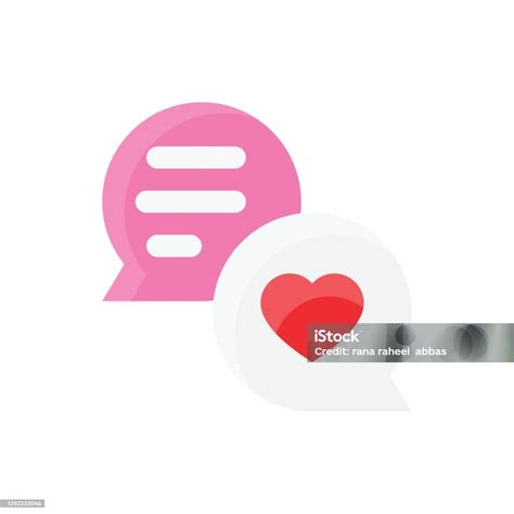 발렌타인 데이 관련 사랑과 로맨스 메시지 팝업 벡터 에 평면 디자인 2월에 대한 스톡 벡터 아트 및 기타 이미지 2월 기포