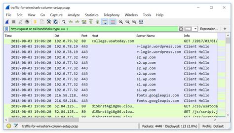 Wireshark Tutorial Display Filter Expressions