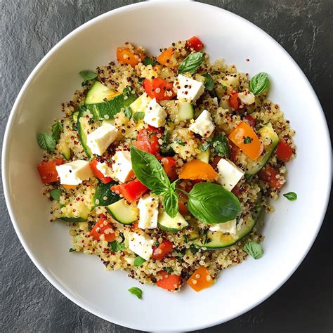 Quinoa Salade Met Gegrilde Groente En Feta Allergieplatform